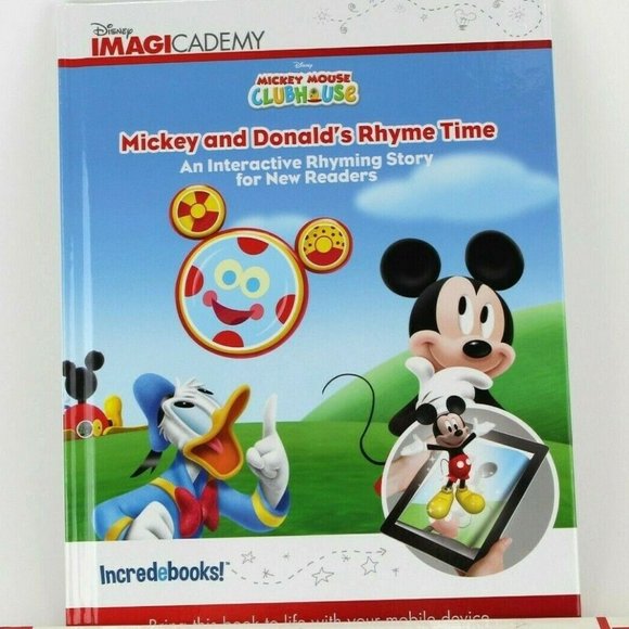 Disney | Other | Disney Imagicademy Incredebooks Mickey Donalds Rhyme ...